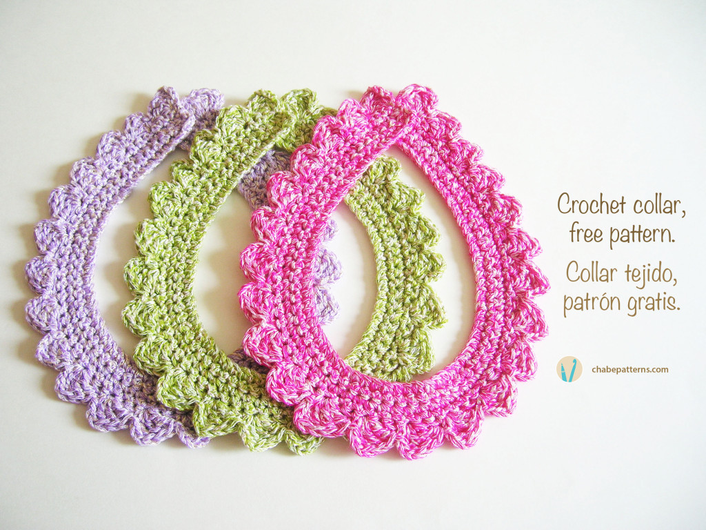 Crochet collar