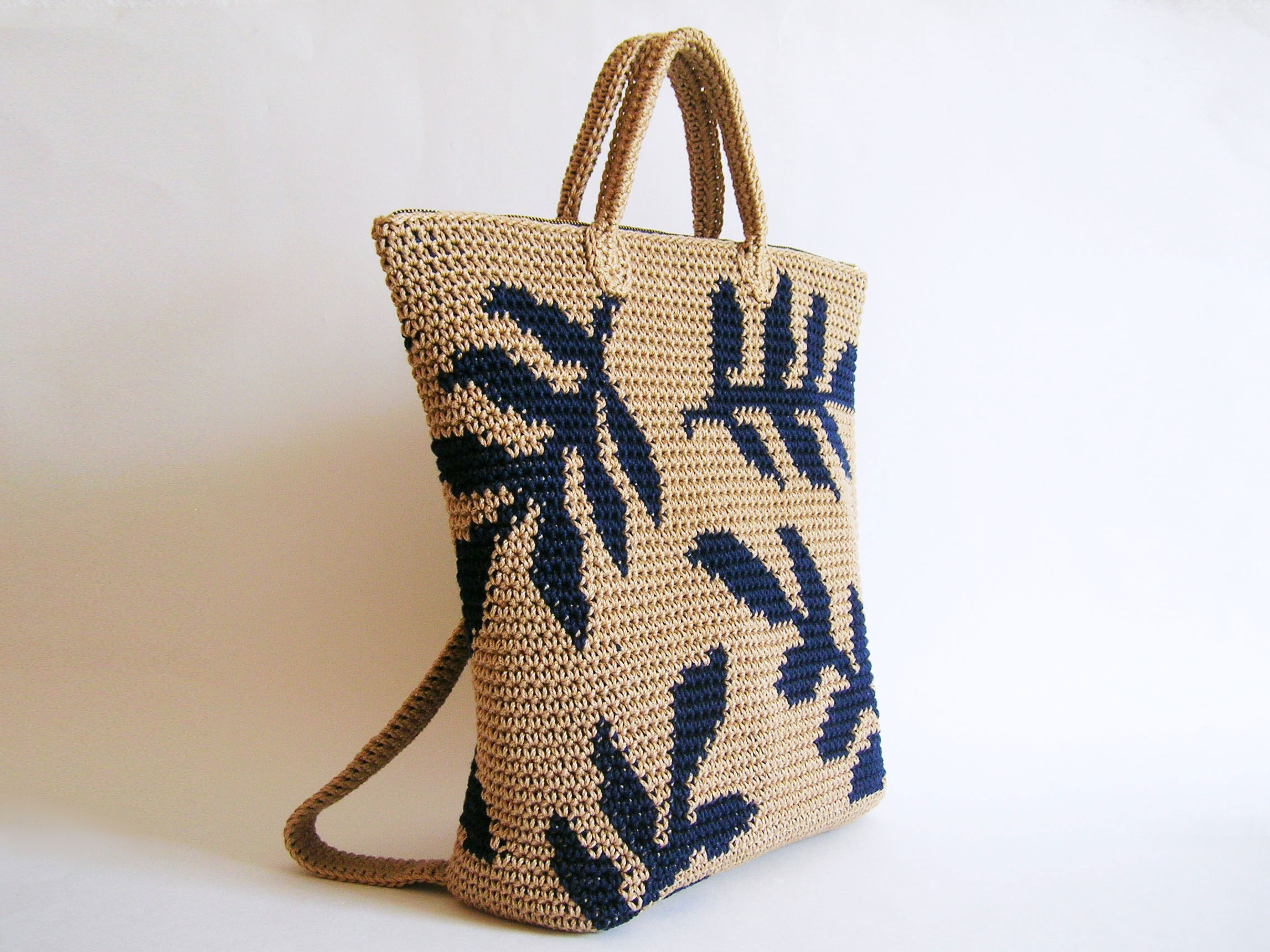 Leaves backpack pattern/ Patrón para mochila de hojas – chabepatterns